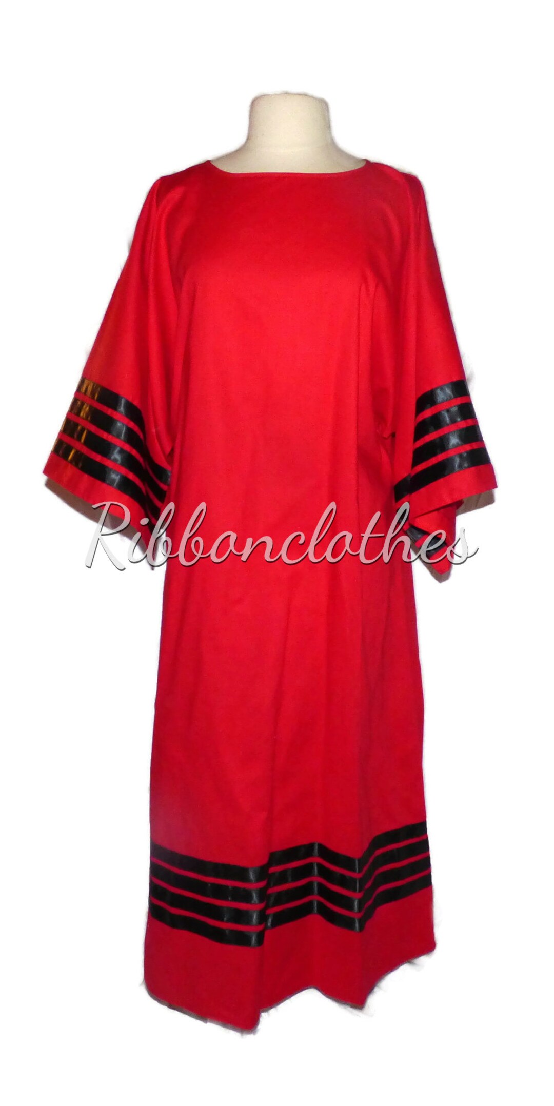 Plus Size Womens Traditional Dress, Ribbon Dress, Wing Style (one Size ...