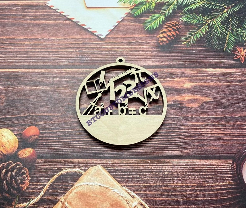 Math High School Math Teacher Ornament Math Teacher - Etsy