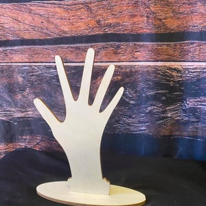 Hand Display, Ring Display, Craft Show Display, Wooden Ring Display ...