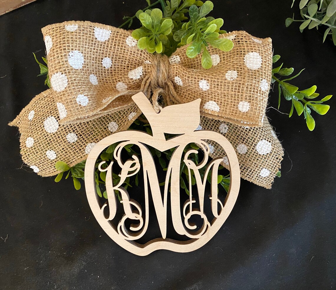 3 Letter Monogram Teacher Monogram School Teacher Monogram - Etsy