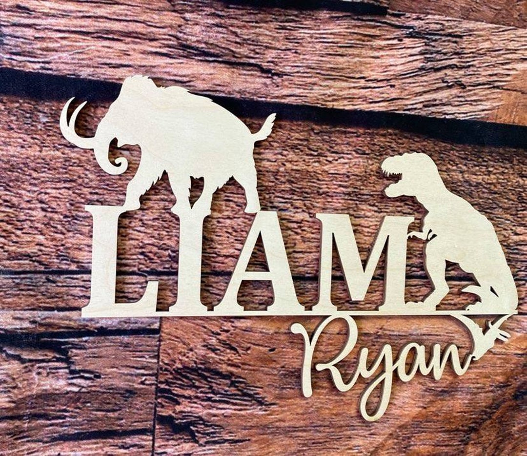 Dinosaur Name, Dino Name, T-rex Name, T-rex Decor, Tyrannosaurus Decor ...