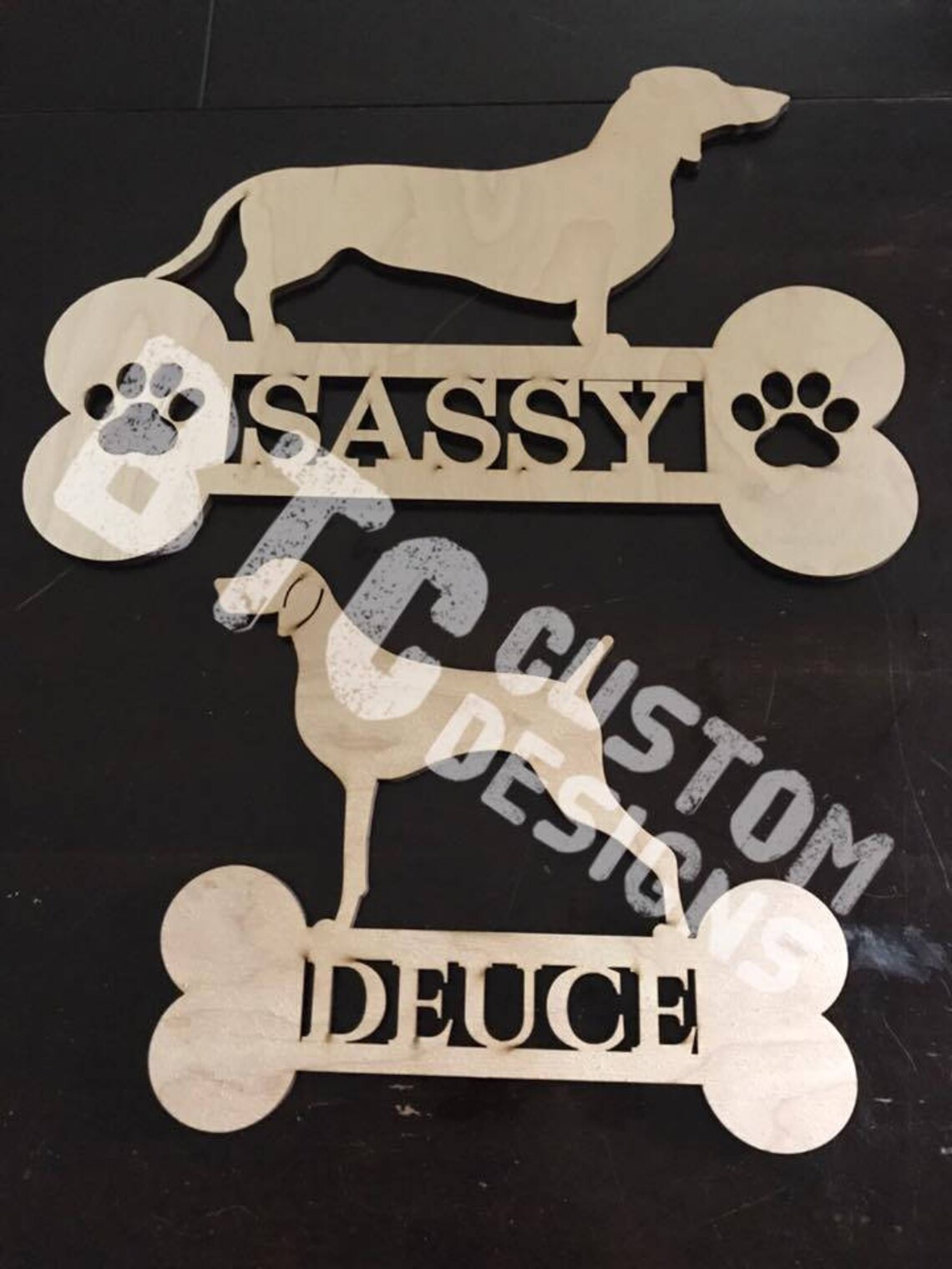 Beagle Sign Custom Beagle Wooden Sign Beagle Monogram - Etsy