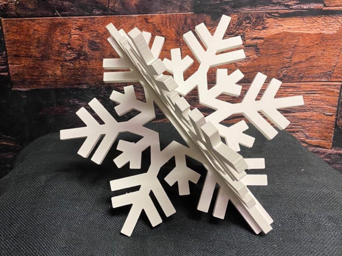 Winter Snowflake 3D Snowflake PVC Snowflake Snowflake - Etsy