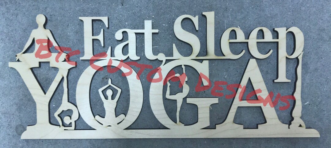 Yogs Sign, Yoga Gift, Workout Sign, Yoga Gift Idea, Yoga Lover Gift ...