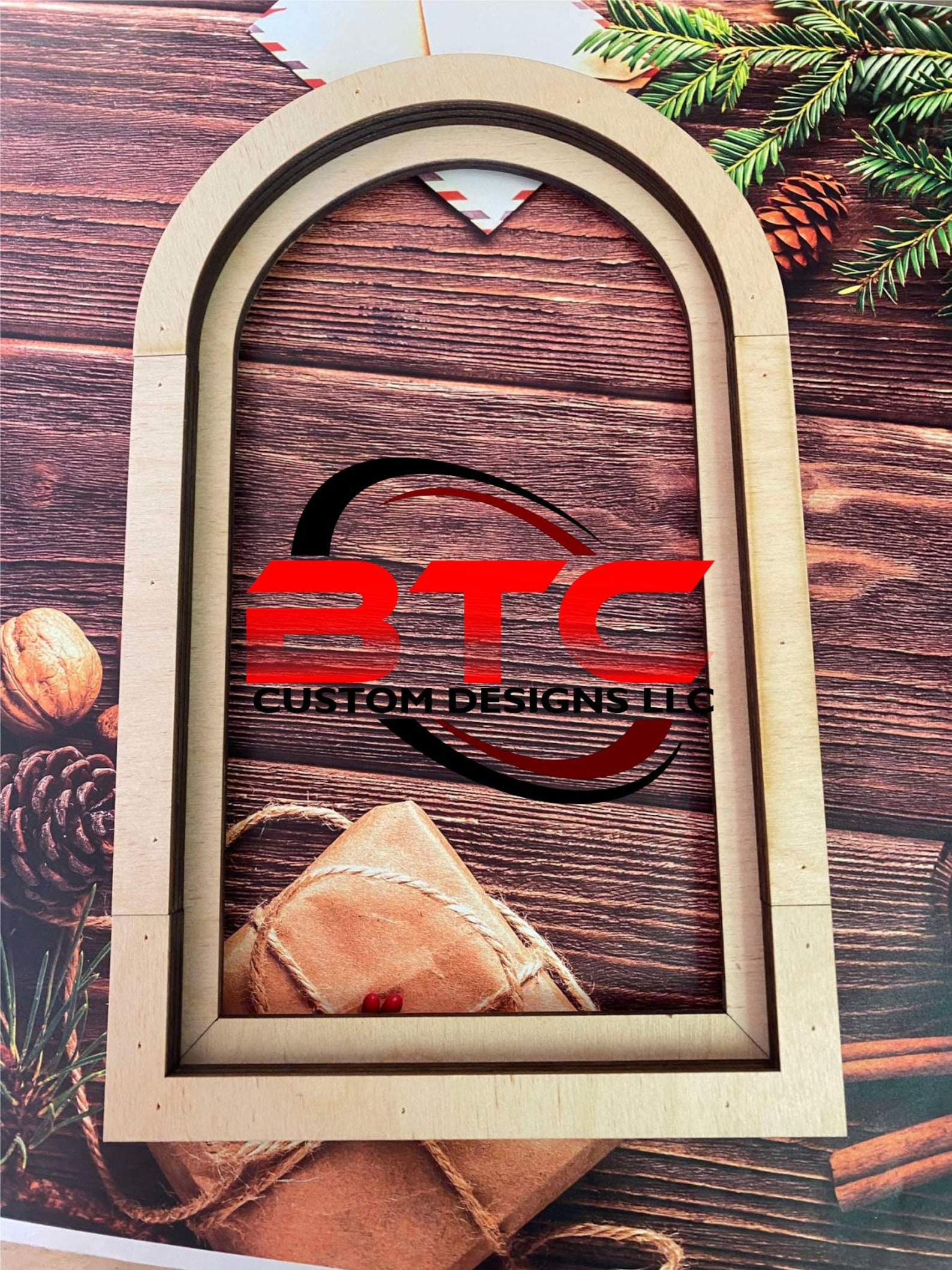 Arch Frame, Frame,arched Frame, Wood Picture Frame, Wooden Frame ...