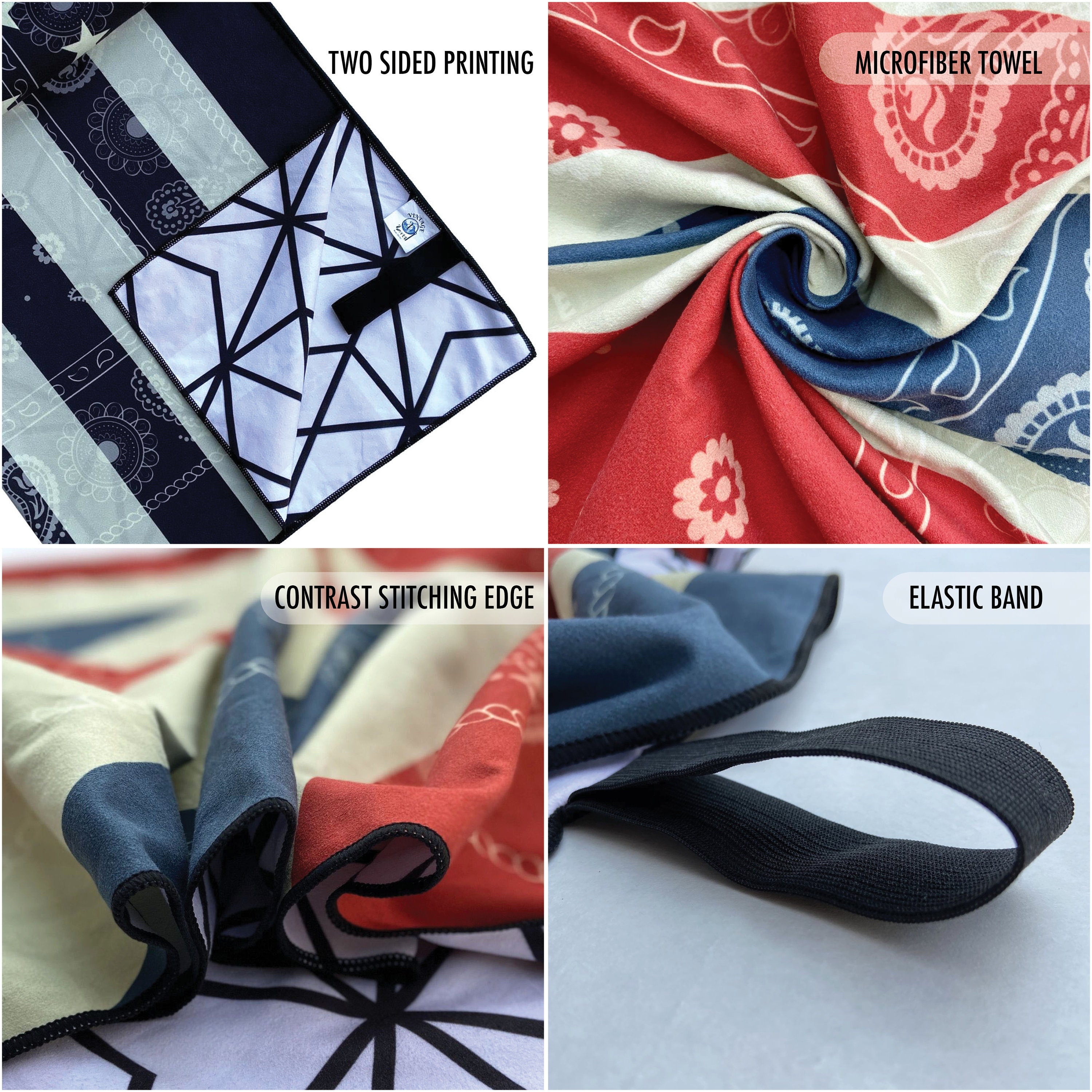 72 X 35 Camo Patchwork Tiger Stripe Woodland Paisley Microfiber Beach ...