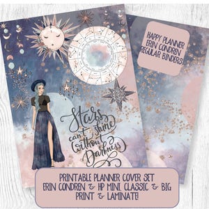 Celestial Planner Cover Set: Erin Condren, Happy Planner (PDF) - Etsy
