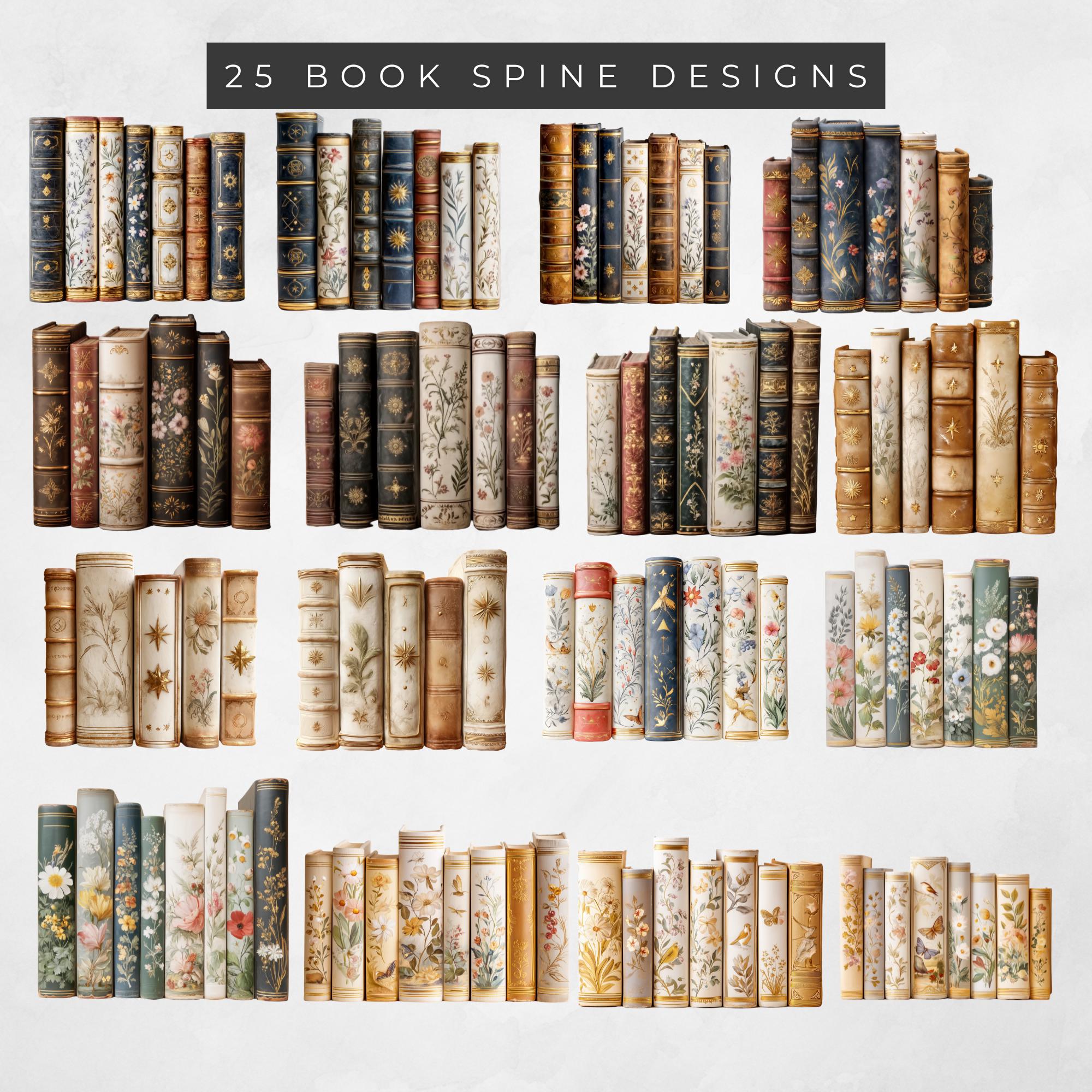 Grimoire Clipart Bundle PNG, Witch Magic Book Spine Transparent ...