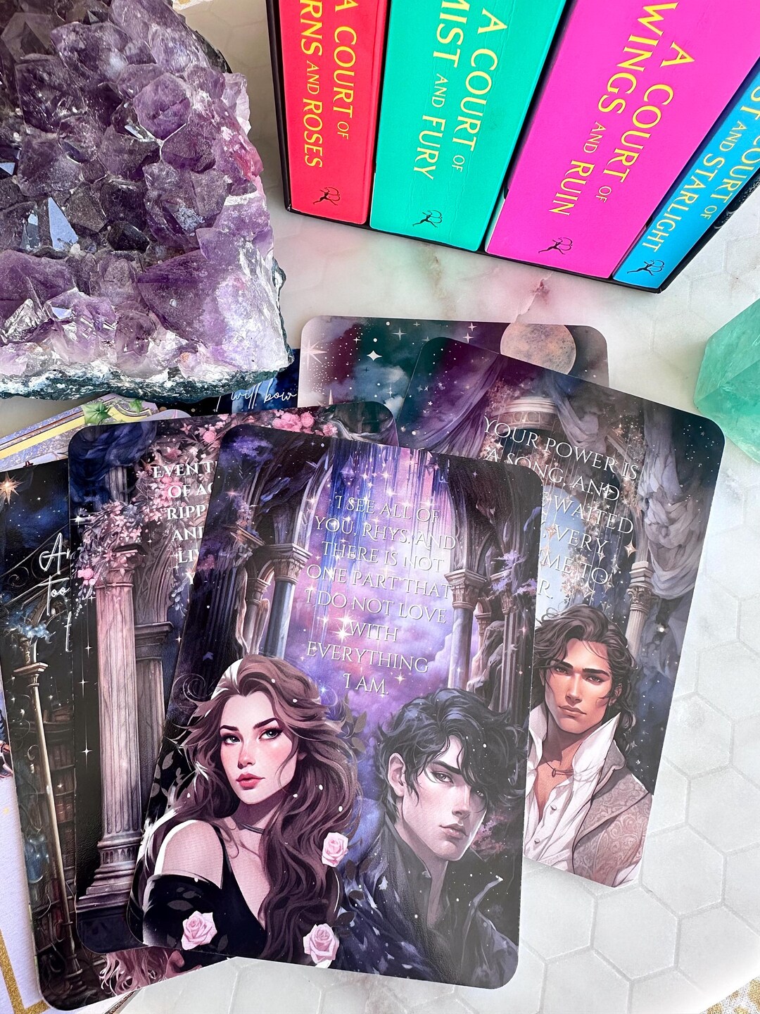 ACOTAR Inspired Affirmation Cards for Lovers of the Books, Motivational ...