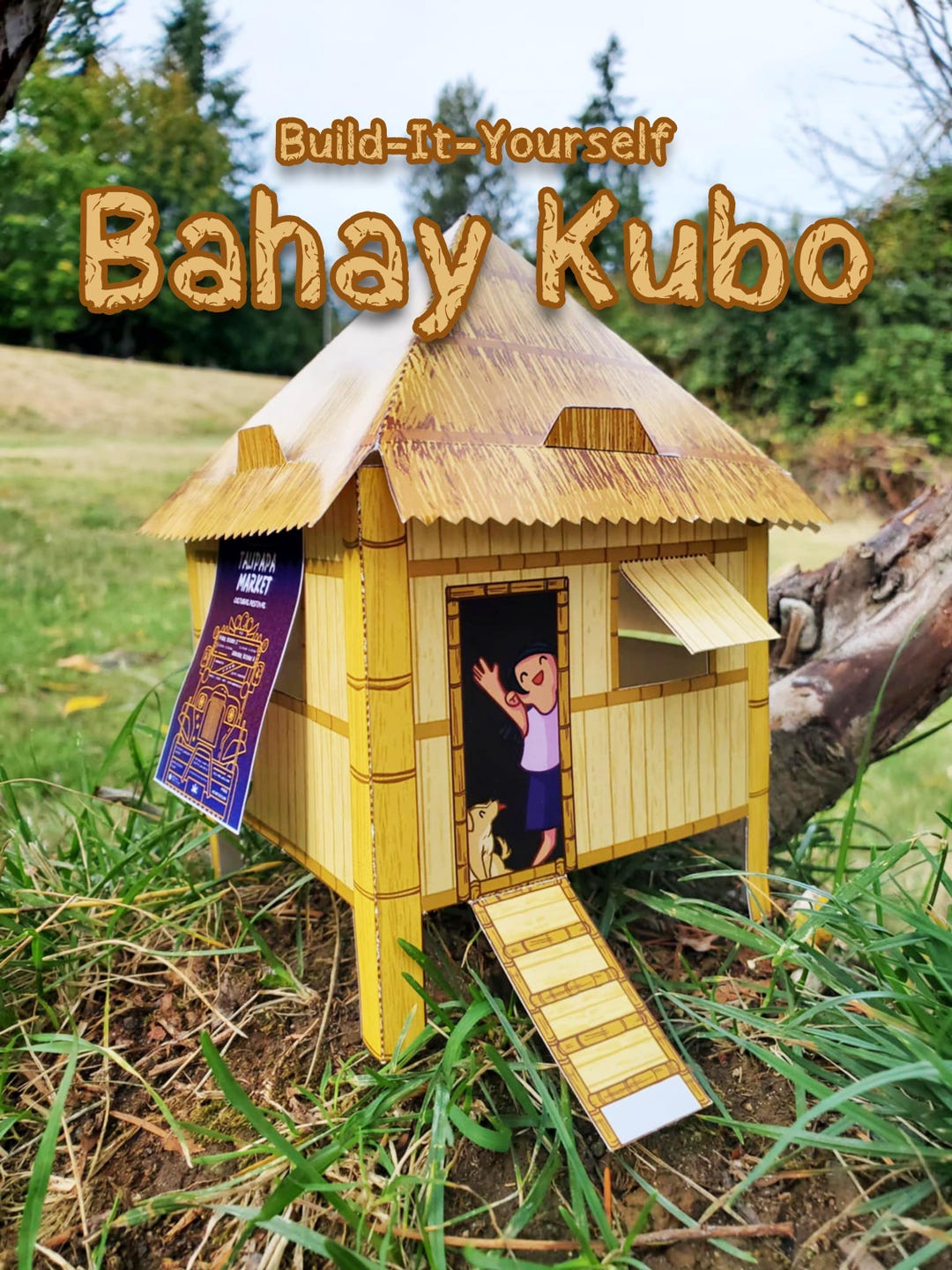 Build-it-yourself Bahay Kubo Kit - Etsy