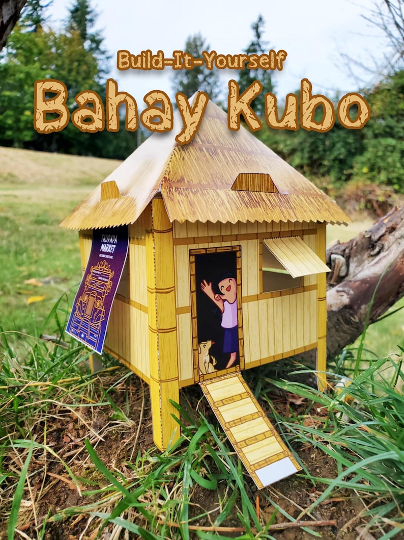 Build-it-yourself Bahay Kubo Kit - Etsy