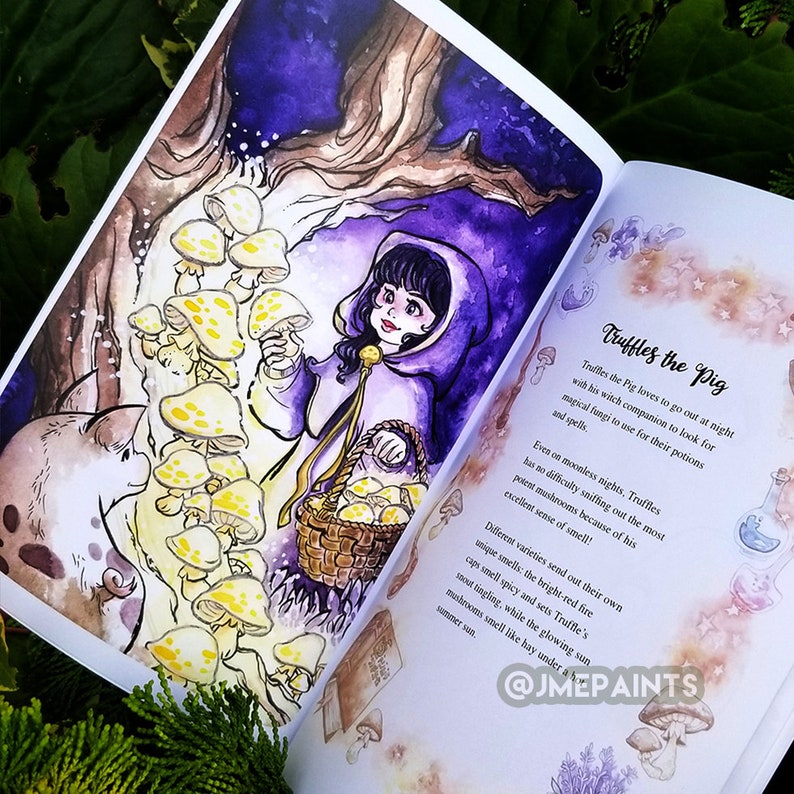 Magical Witches and Animal Companion Pet Collected Book | Etsy