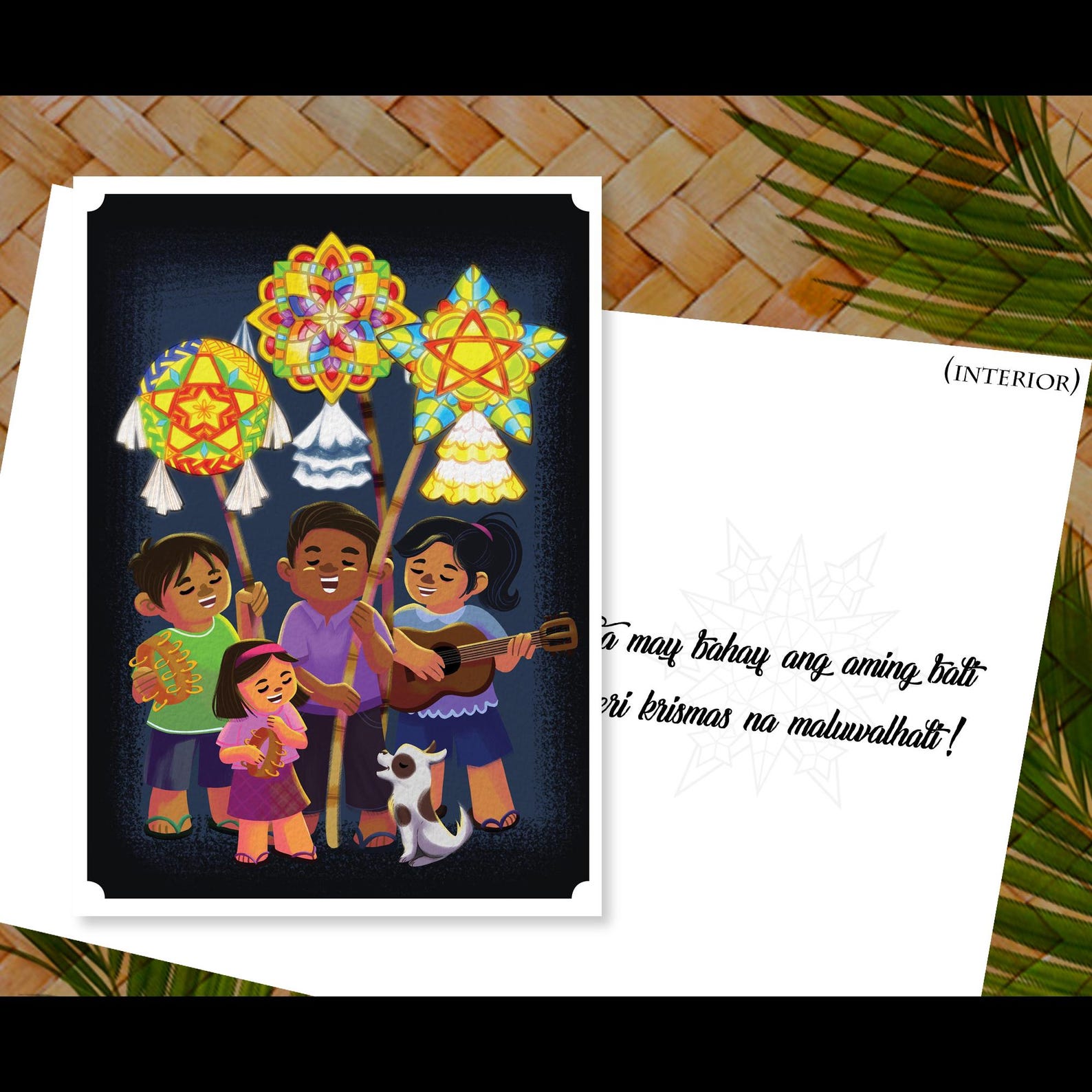 Paskong Pinoy Christmas Greeting Cards Set of 3 - Etsy