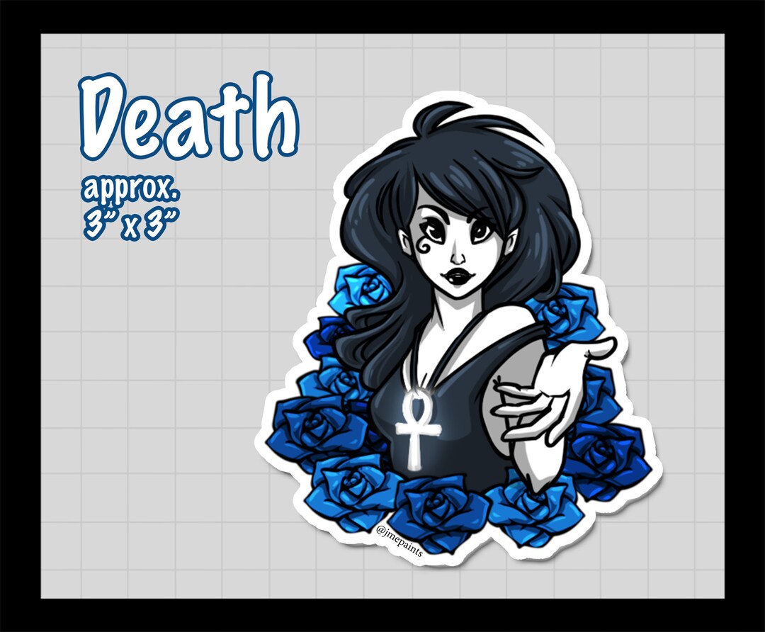 Death Vinyl Sticker DC Vertigo the Sandman Endless Graphic Novel Neil ...