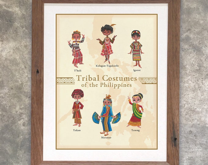 9x12 Philippine Indigenous People Poster Print - Tribal Filipino ...