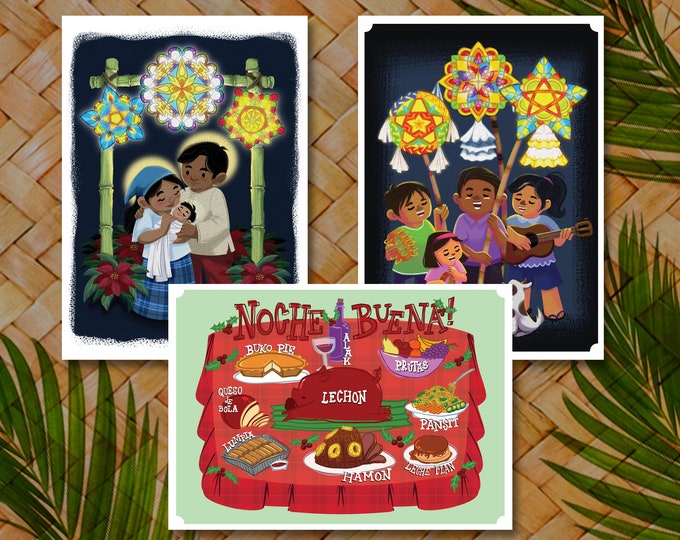 Philippines Painted Wood Christmas Nativity Scene - Etsy