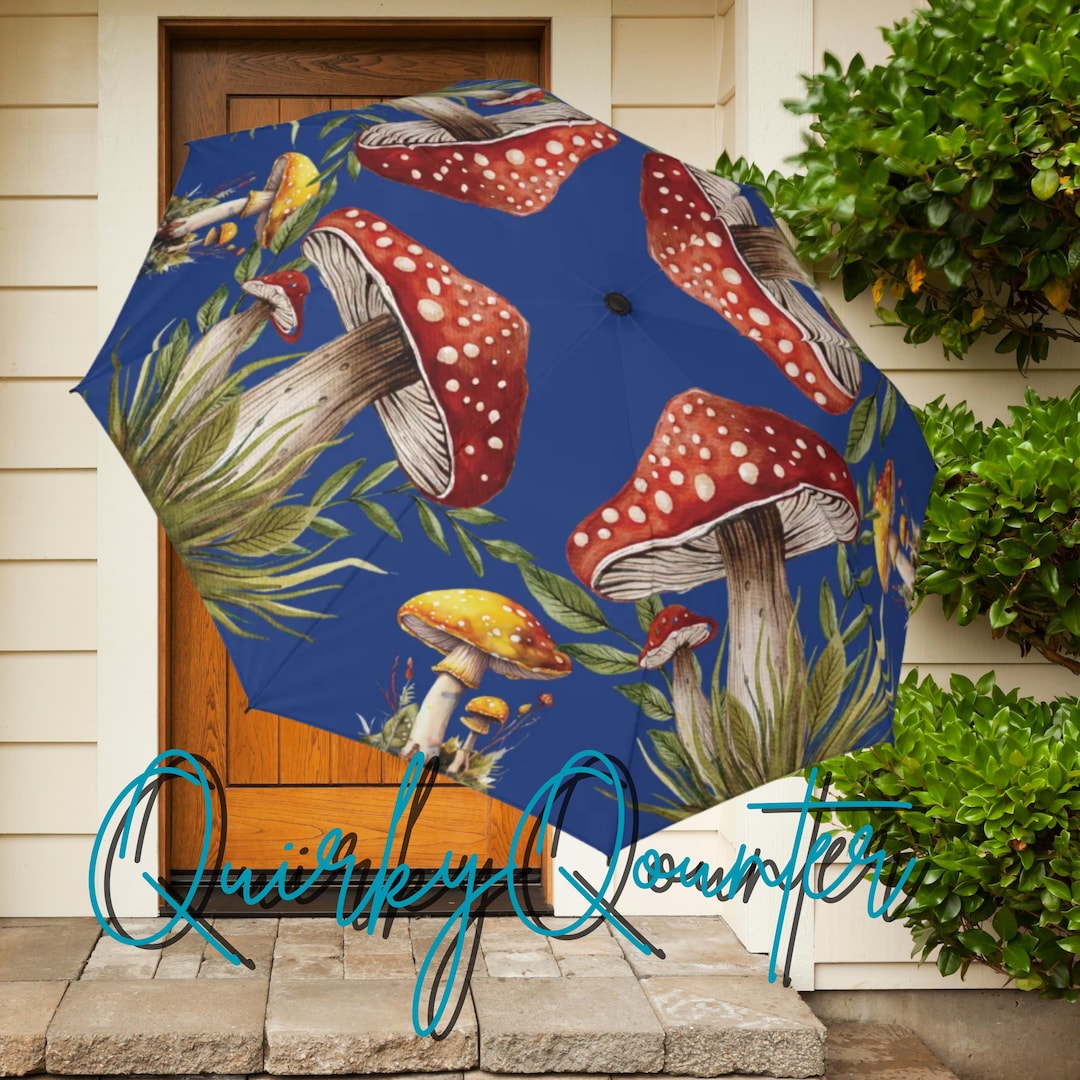 Amanita Mushroom Umbrella: Fly Agaric, Rainy Day Parasol - Etsy