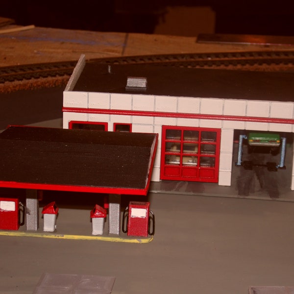 Ho Scale Gas Station - Etsy