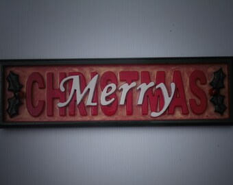 Stacked Text Sign - Etsy