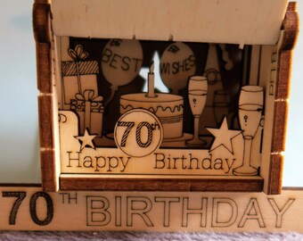 Unique card box | Etsy