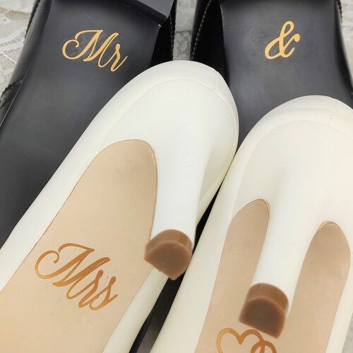 Wedding Shoe Decal Shoe Sticker I Do and Me Too Shoe Decal - Etsy