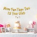 More Fun Than Two 25 Year Olds Gold Glitter Banner - Happy 50th ...