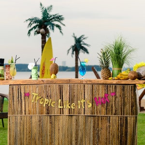 Tropic Like It’s Hot Banner - Luau - Hawaii - Aloha -tropical - Tiki ...