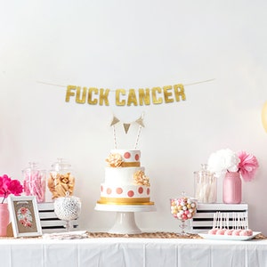 Cancer Survivor Party Decorations, Cancer Free Party Banner and ...