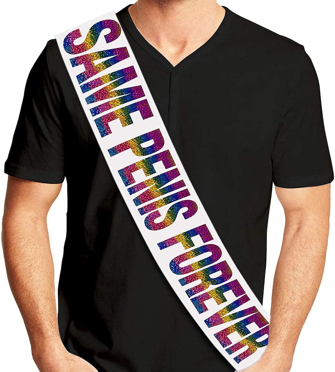 Gay Bachelor Party White Sash LGBTQ Sash for Groom Pride | Etsy