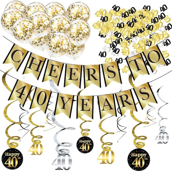40th Anniversary Decorations - Etsy
