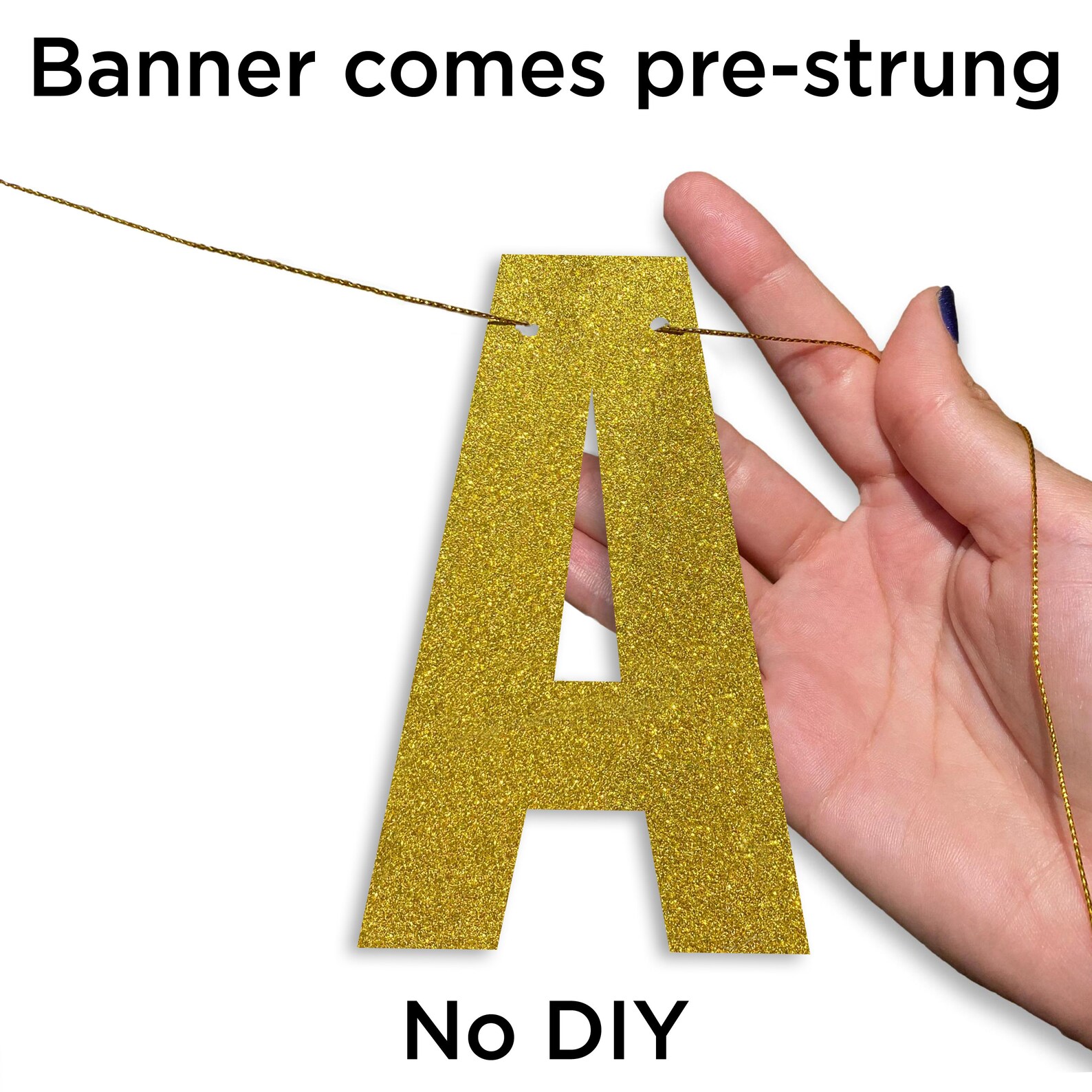 RIP FAKE ID - 21st Birthday Gold Glitter Banner - Party Decorations ...