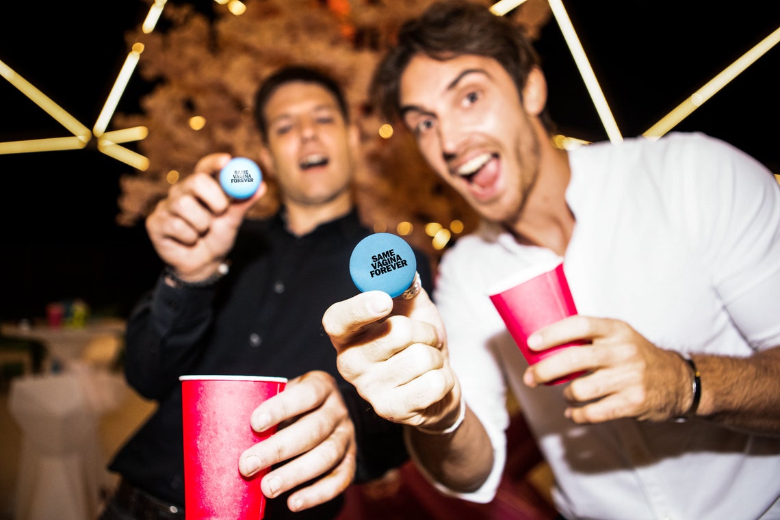 Bachelor Party Beer Pong Blue Balls – 6 Pack – Funny Stag Party ...