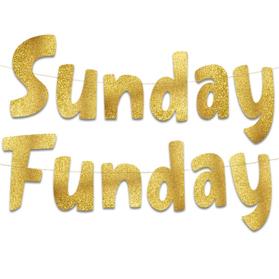 Happy Sunday Glitter