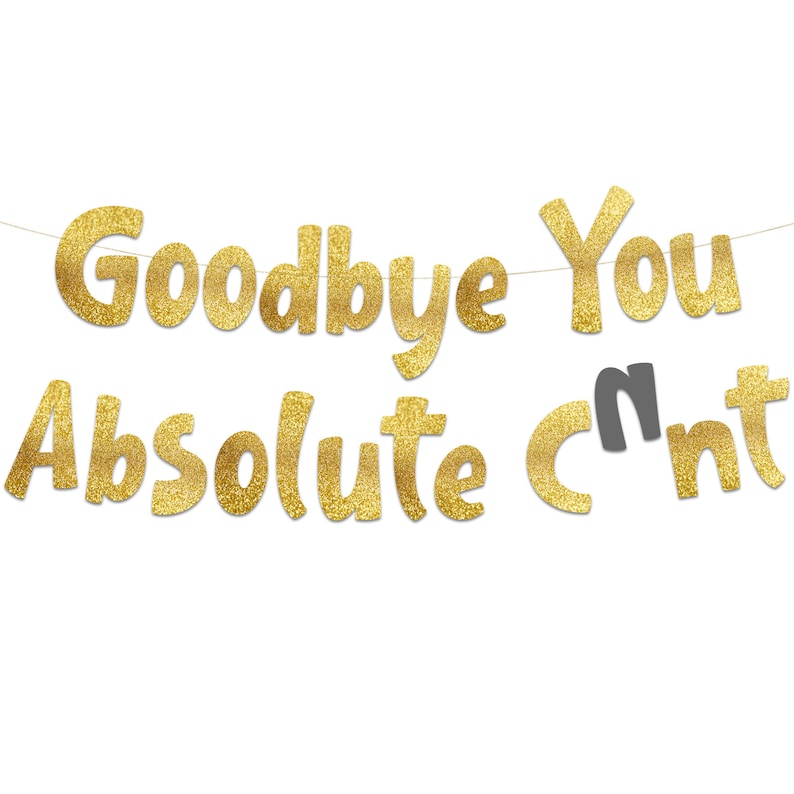 Goodbye Banner - Going Away Party – Retirement Party – New Job Change ...