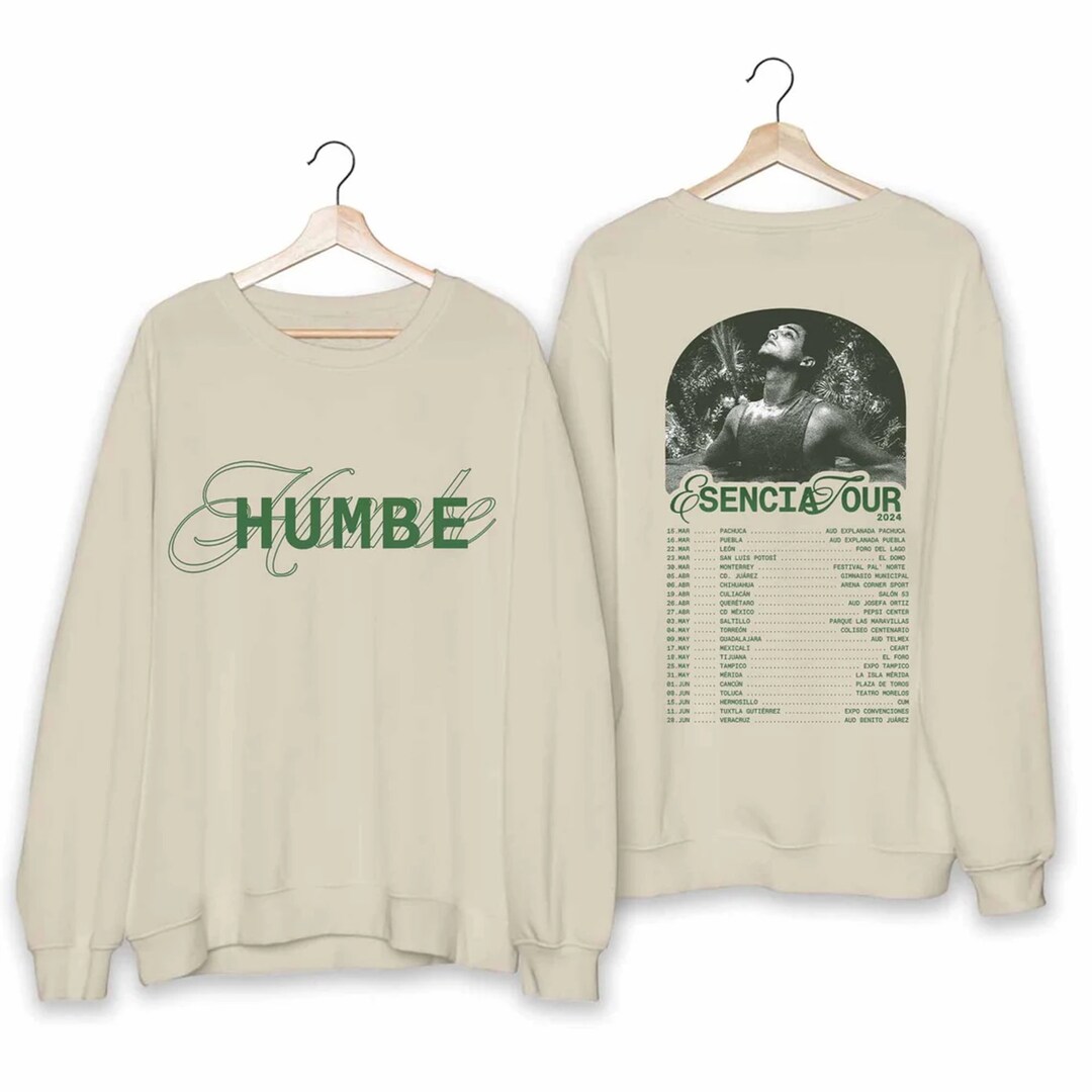 Humbe 2024 Esencia Tour Shirt, Humbe Fan Shirt, Humbe 2024 Concert ...