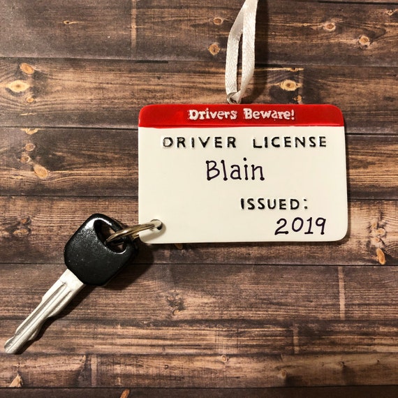 Driver's License New Driver Teen Car Keys. Hand - Etsy