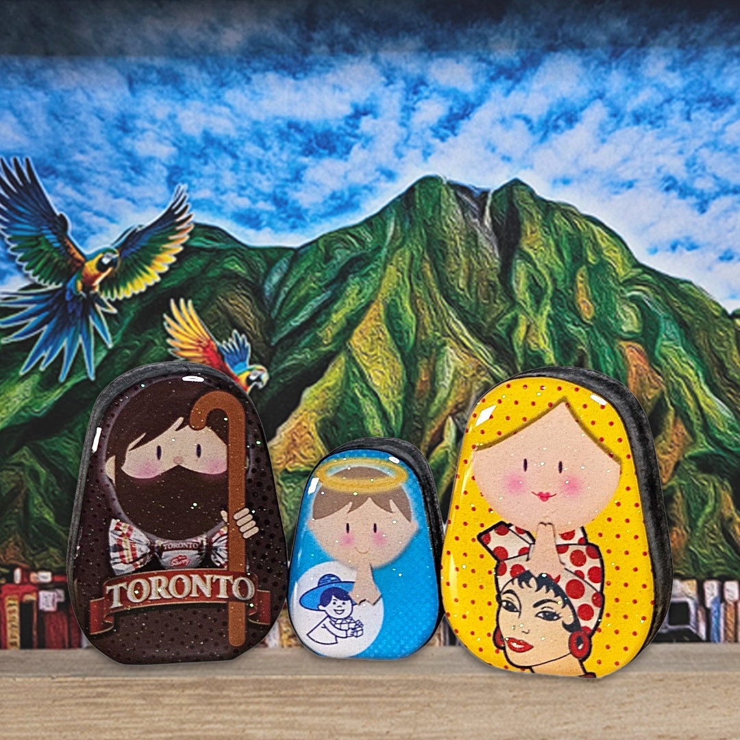 Venezuelan Nativity in Box, Christmas Set, Original Souvenir, Nostalgia ...