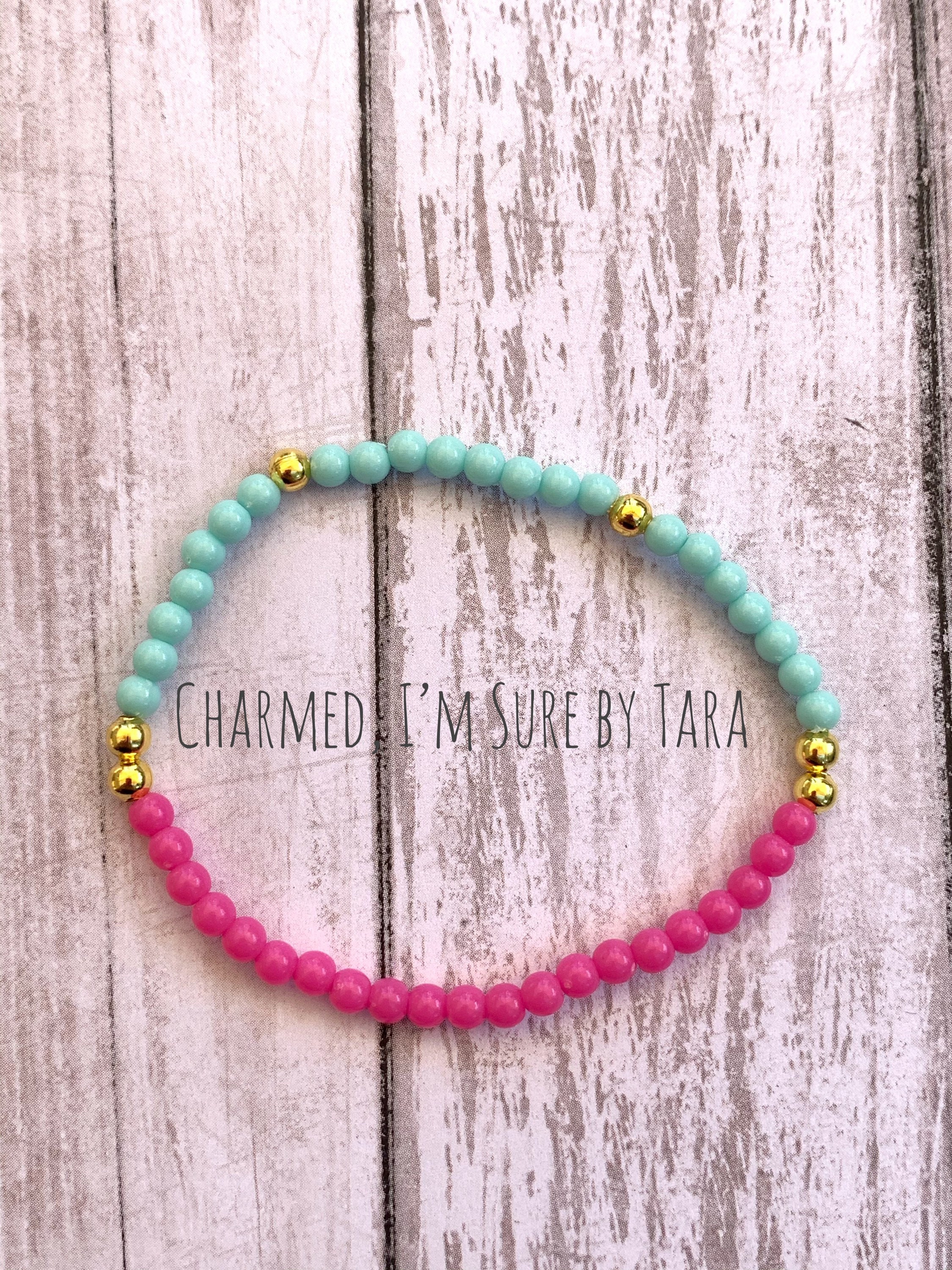 Two Tone Beaded Bracelet/ Versatile Jewelry - Etsy