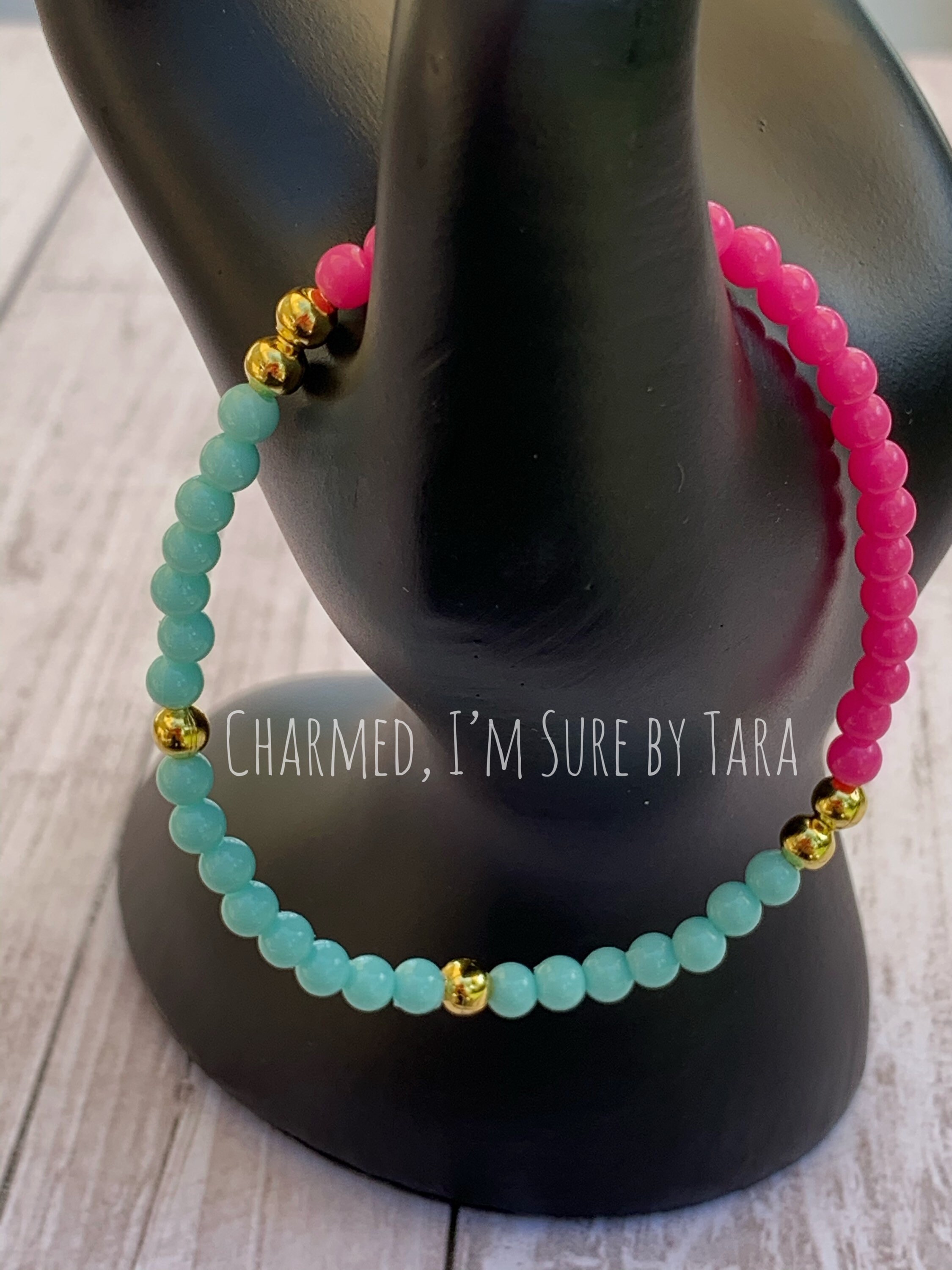 Two Tone Beaded Bracelet/ Versatile Jewelry - Etsy