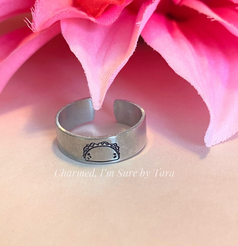 Taco Hand Stamped Ring - Etsy