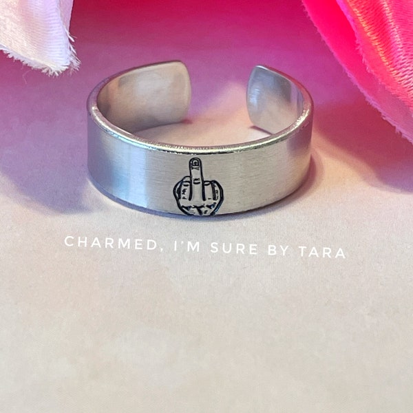 Middle Finger Ring - Etsy