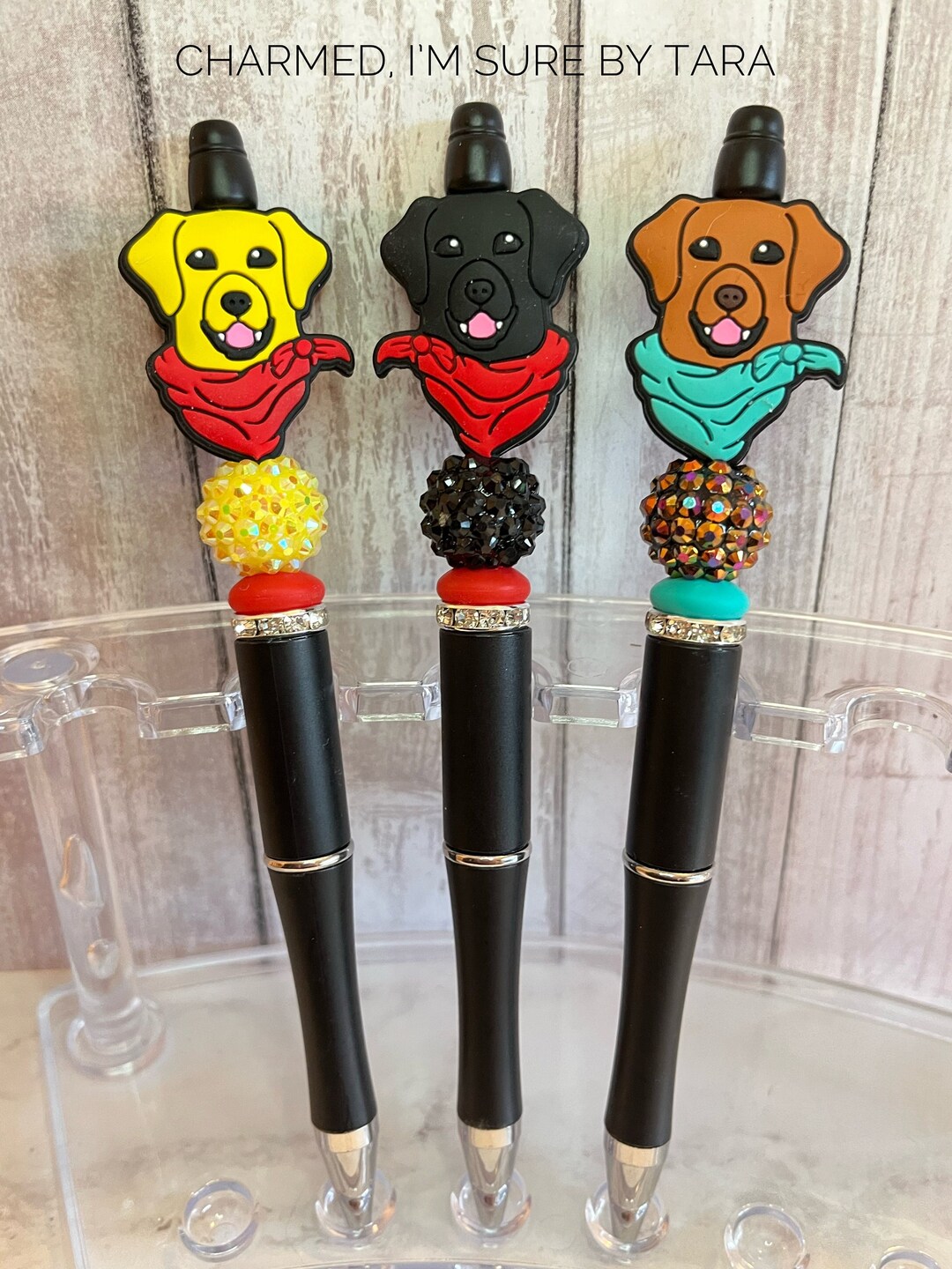 Custom Made Beaded Pens/ Labrador Retriever - Etsy