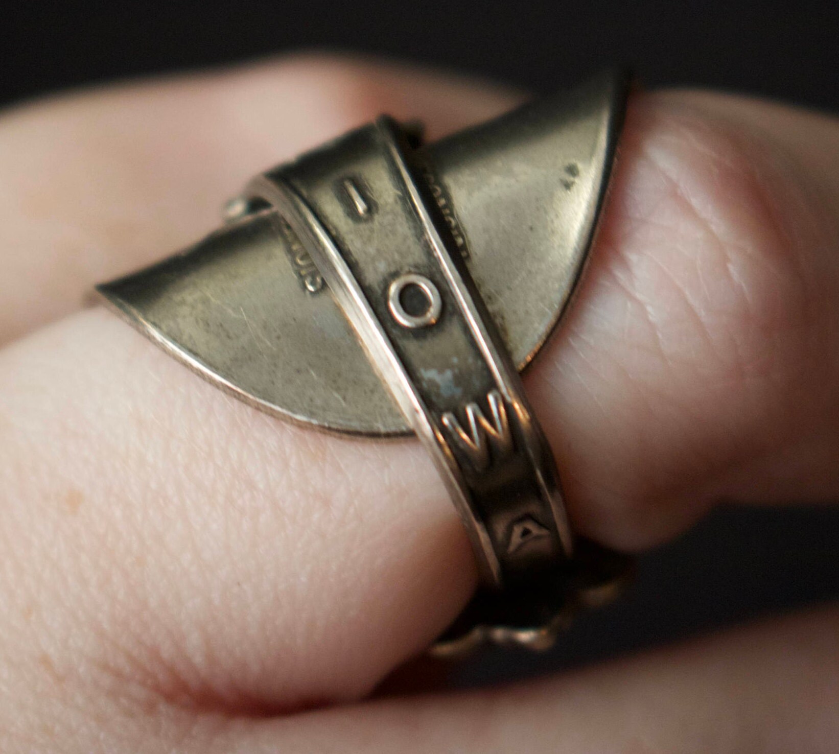 Iowa - Vintage United States Spoon Rings - Etsy