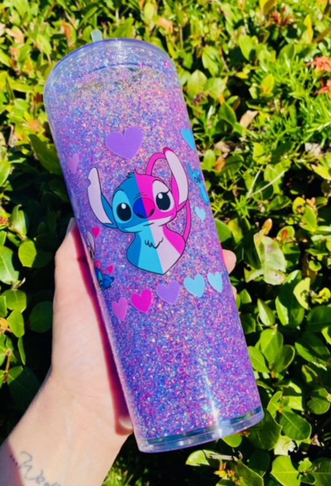 Cute Alien 20oz Snow Globe Tumbler With Straw, Snow Globe Tumbler, Gift ...