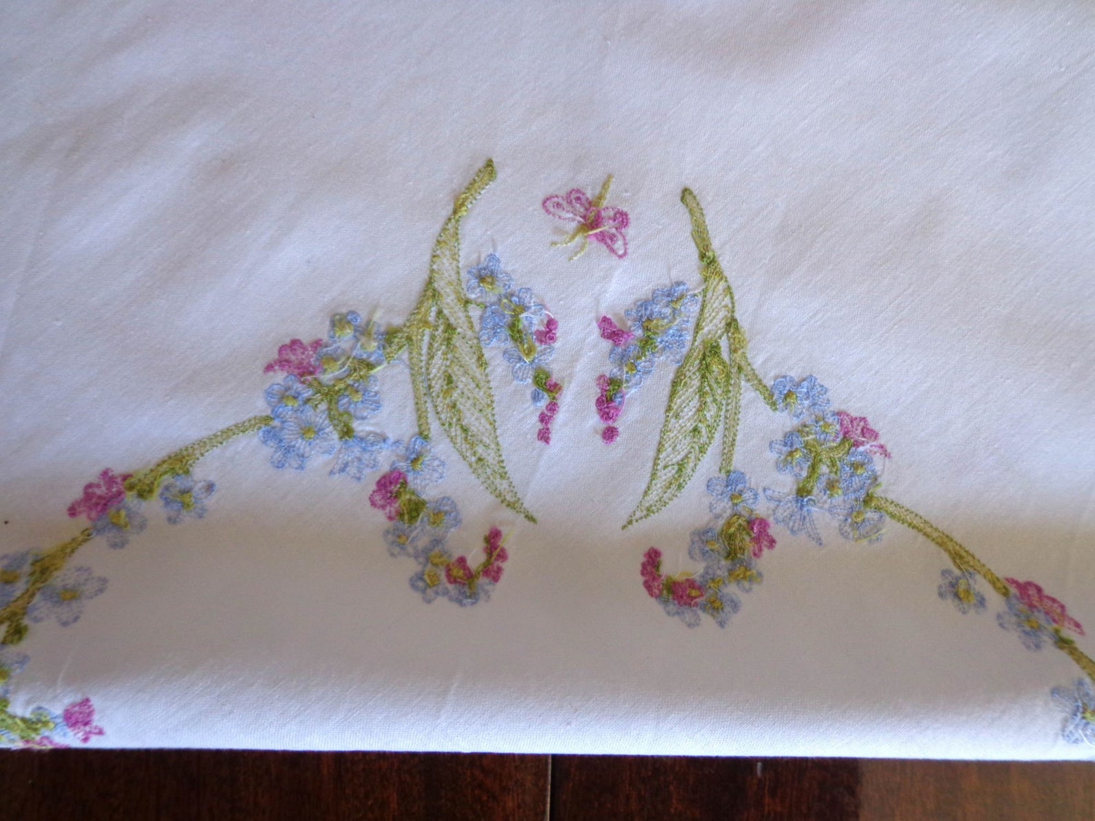 Vintage Embroidered Square Tablecloth. Tablecloth With Colorful Motifs ...