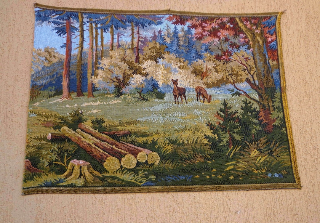 Vintage Tapestry, Woven Tapestries, Retro Wall Carpets, Vintage Wall ...