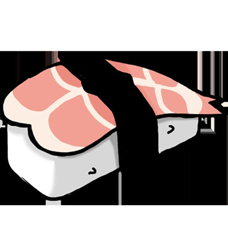Sushi Twitch Emotes-shrimp Nigiri-twitch Streamers-cute Emotes- - Etsy