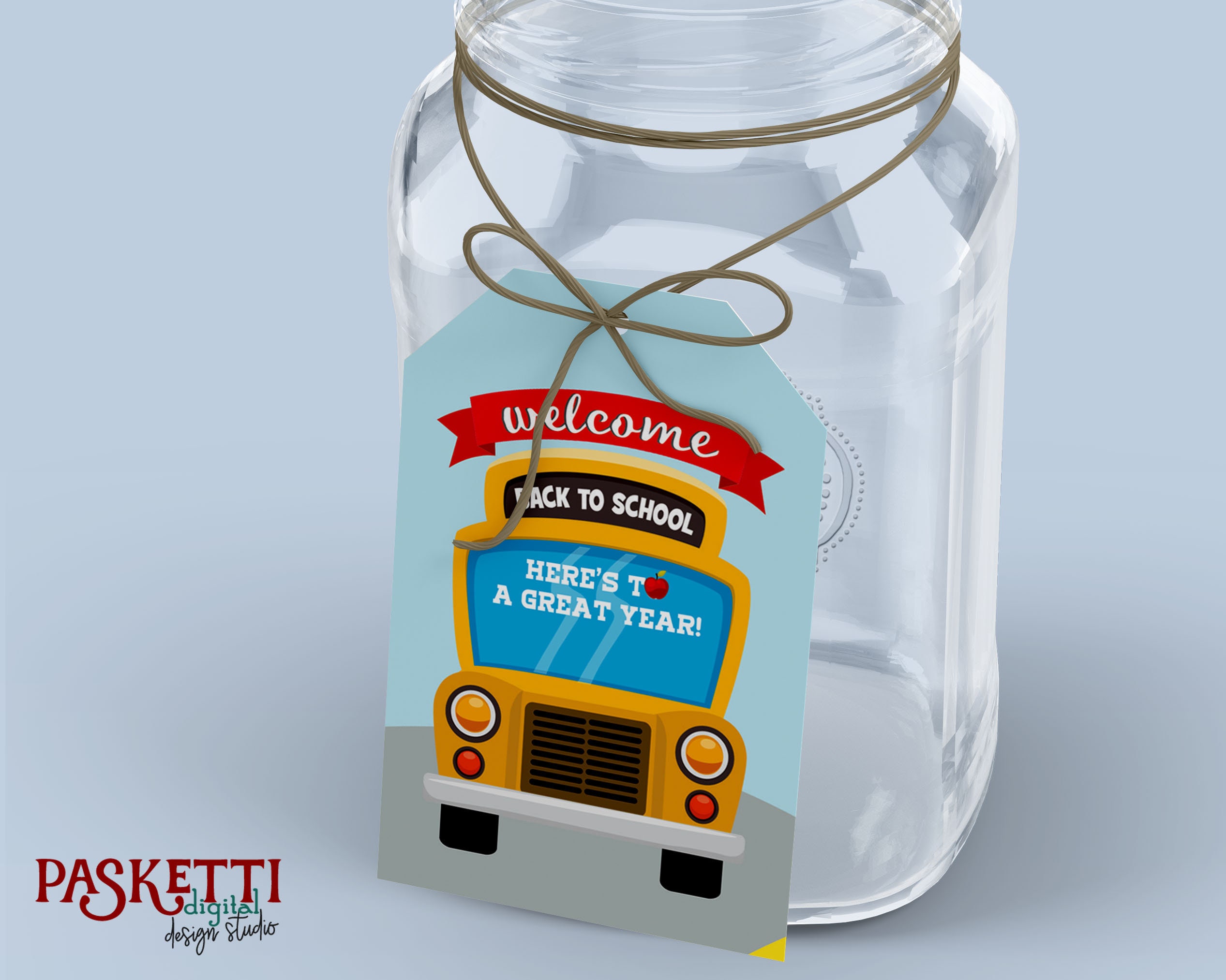 Printable Gift Tags, INSTANT DOWNLOAD : Welcome Back School Bus - Etsy