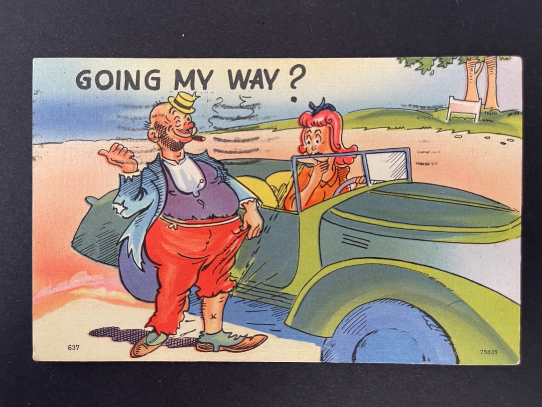 1956 Old Humorous Vintage Postcard - Etsy