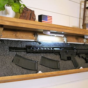 Secret Storage Shelf, Hidden Gun Storage With Personalized Key, 47 ...